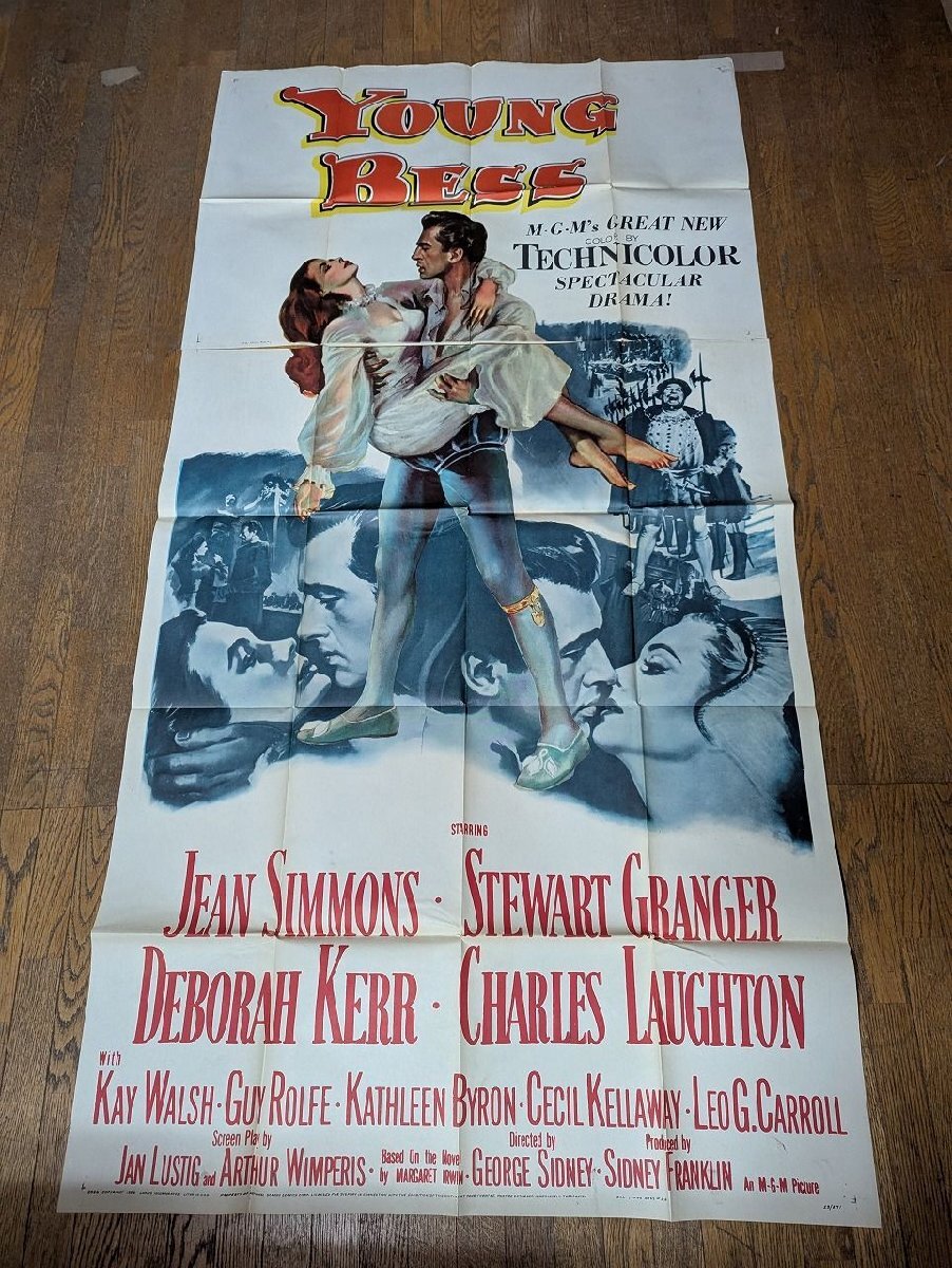 Yahoo!オークション - 長E261/US版3シート 映画ポスター/【Young Bess...