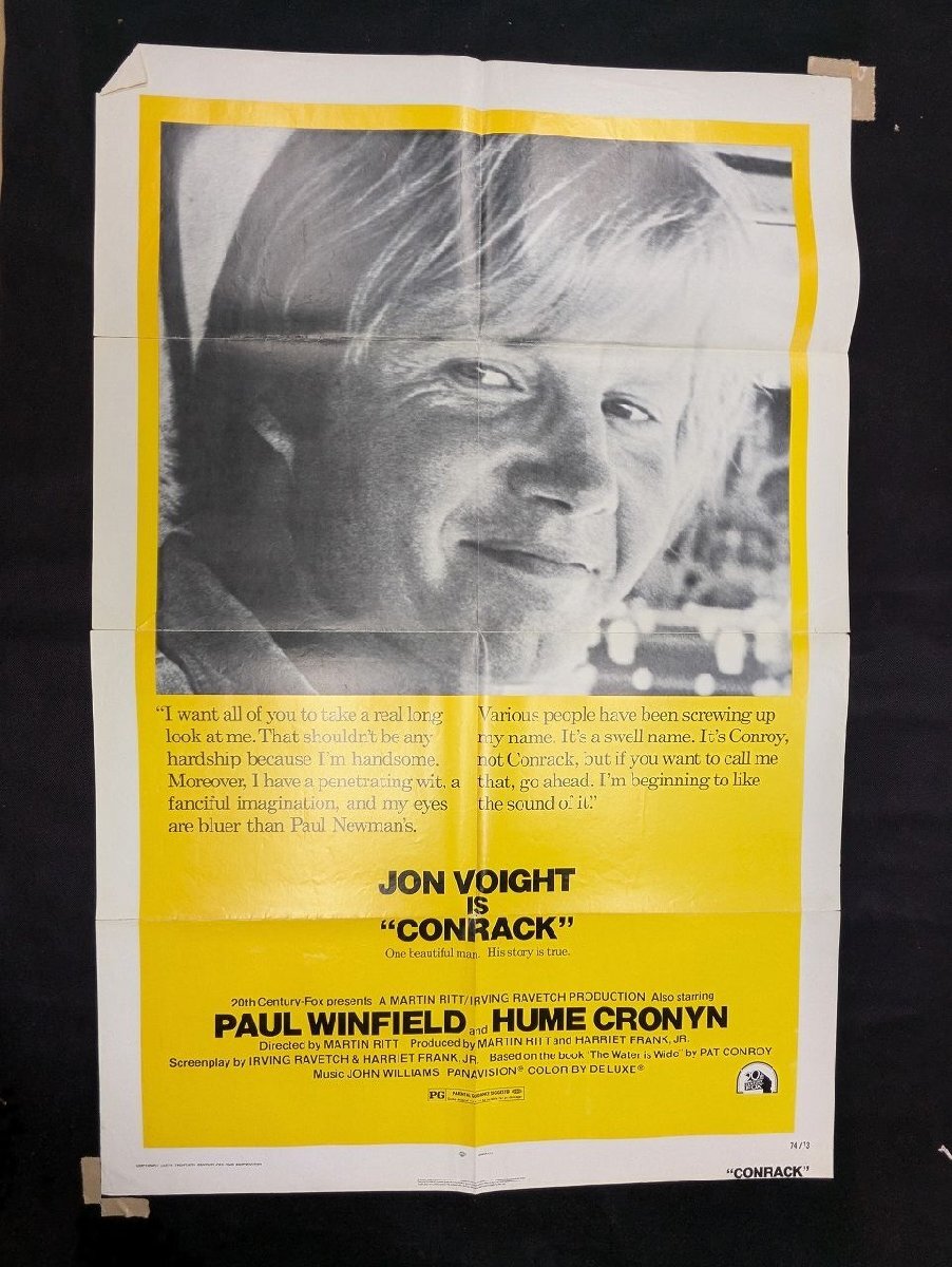 Yahoo!オークション - 長E329/US版1sh 映画ポスター【 Conrack 】（コ...