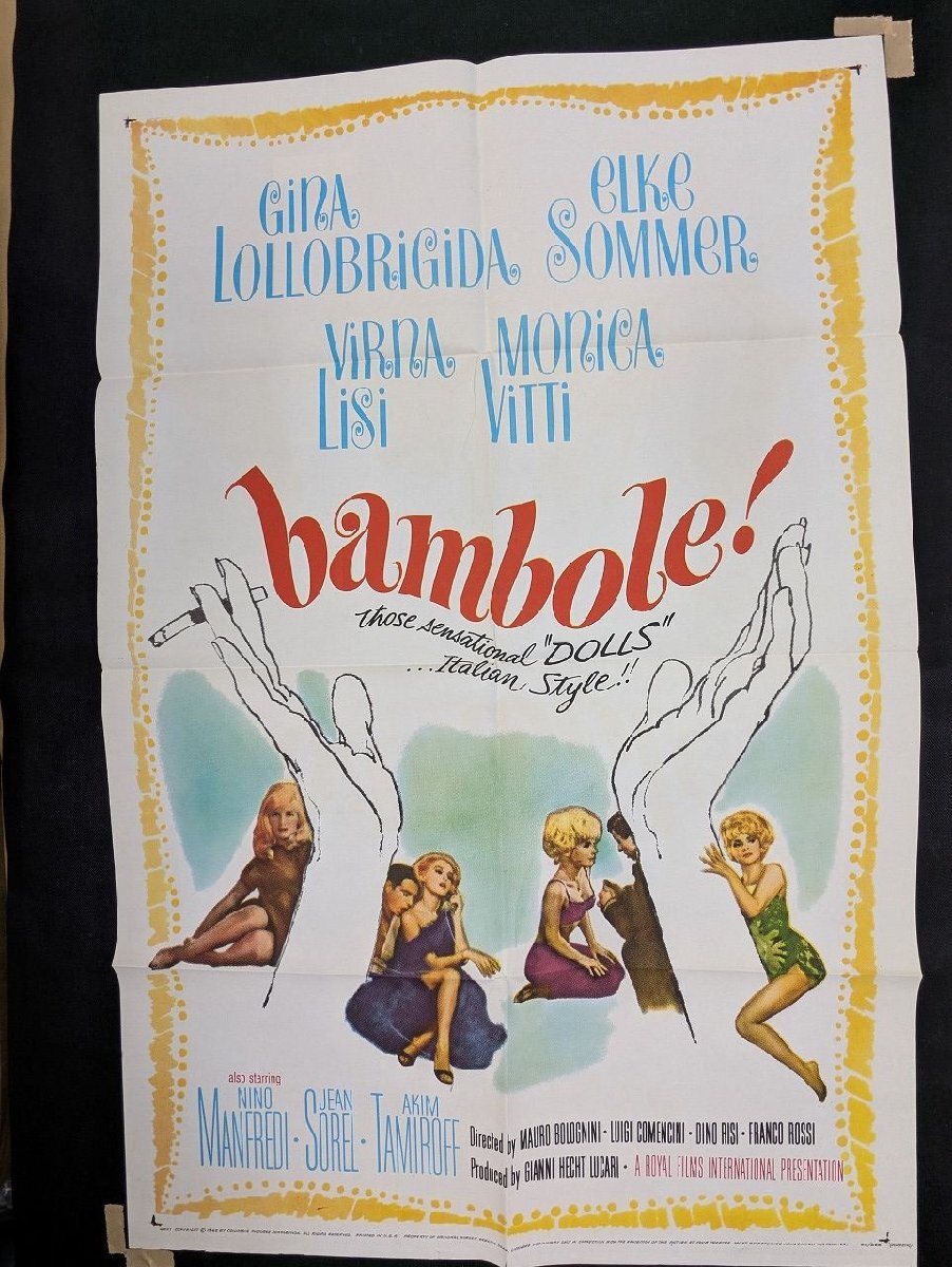 長E103/US版1sh 映画ポスター bambole バンボーレ /ORG 64/268/1円(映画)｜売買されたオークション情報、yahooの商品情報をアーカイブ公開 - オークファン ...