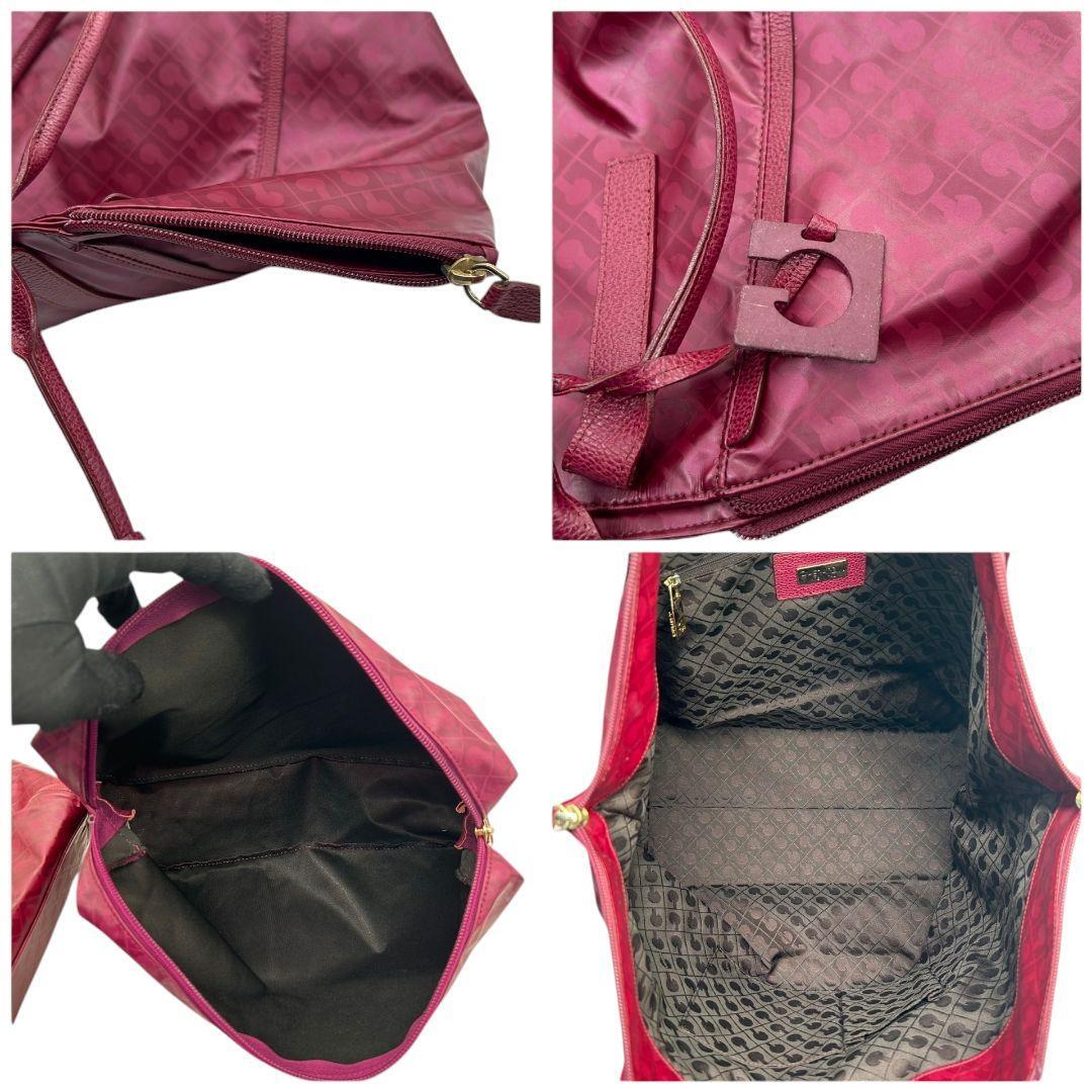 Yahoo!オークション - ゲラルディーニ トートバッグ ポーチ付き s38 赤...