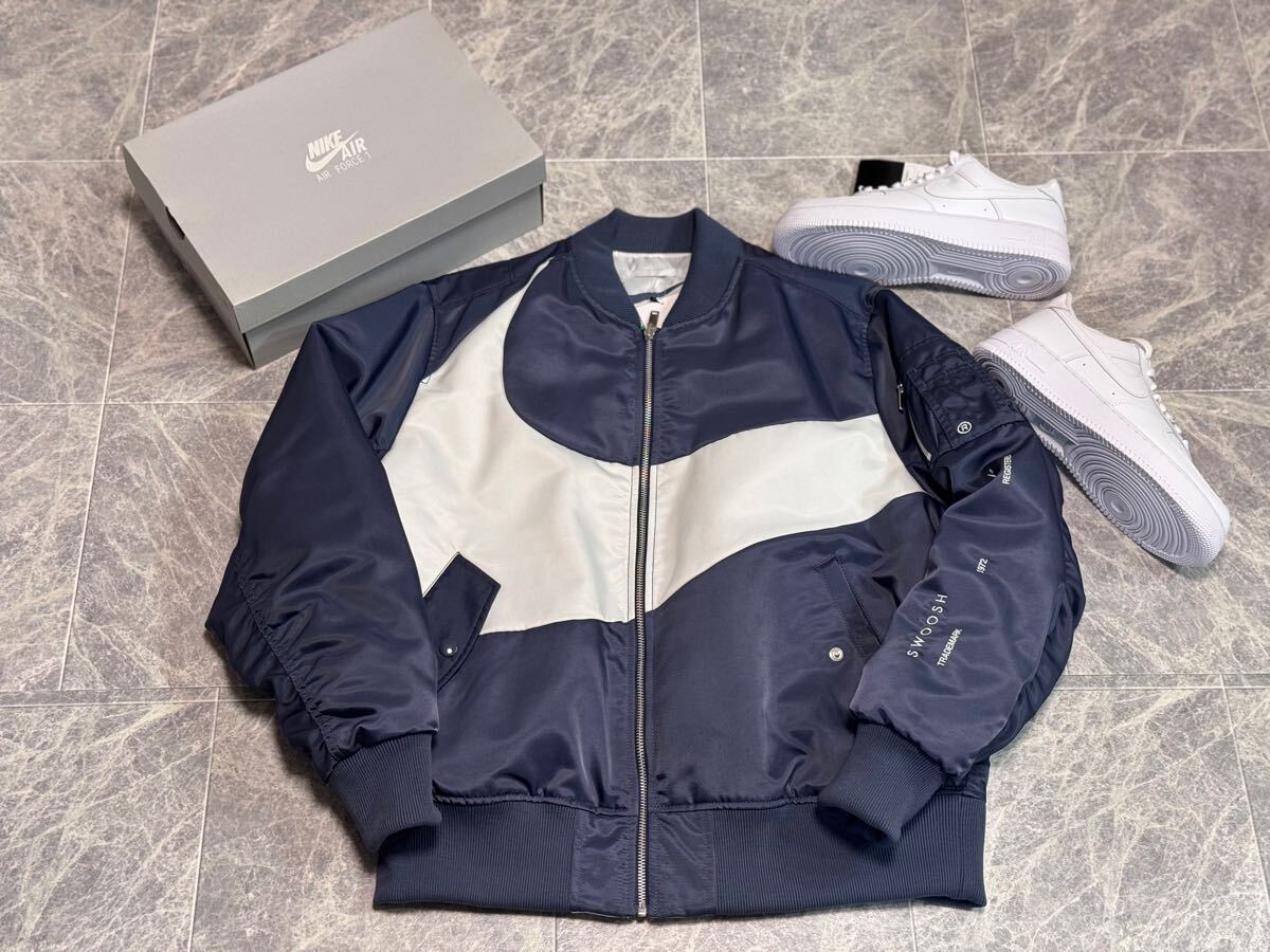 Yahoo!オークション - 新品未使用品 NIKE MA-1 フライトジャケット ボ...