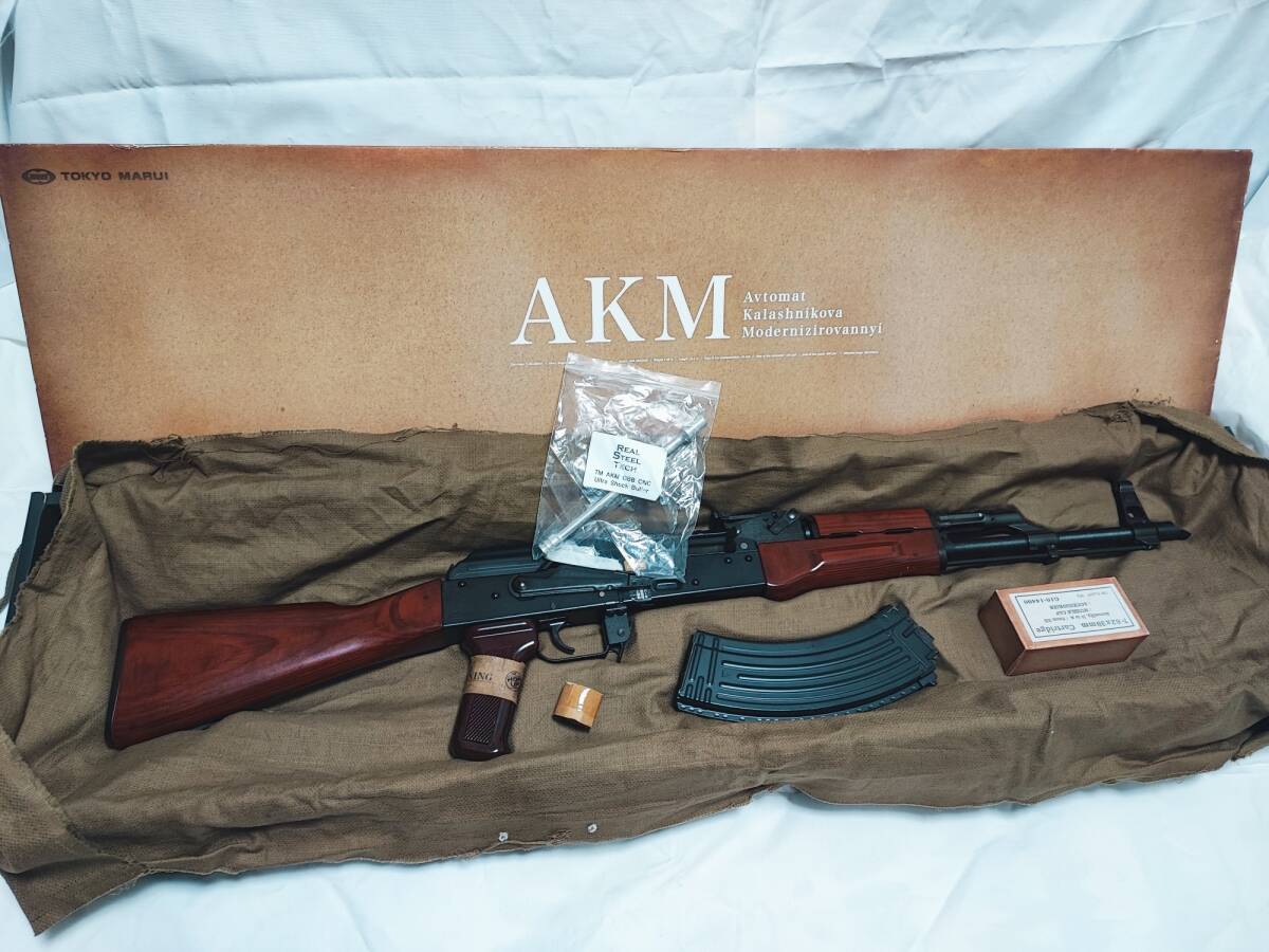 Yahoo!オークション - 【美品】東京マルイ AKM ガスブローバック ヘビ...