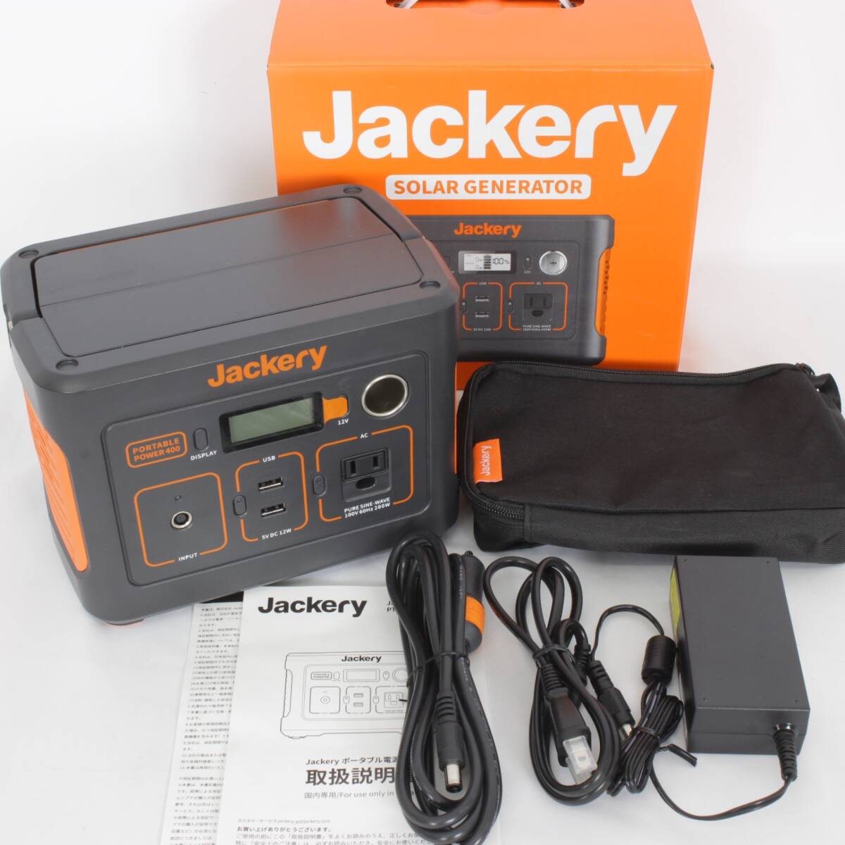 Yahoo!オークション - 【美品】Jackery 400 PTB041 大容量 ポータブル...