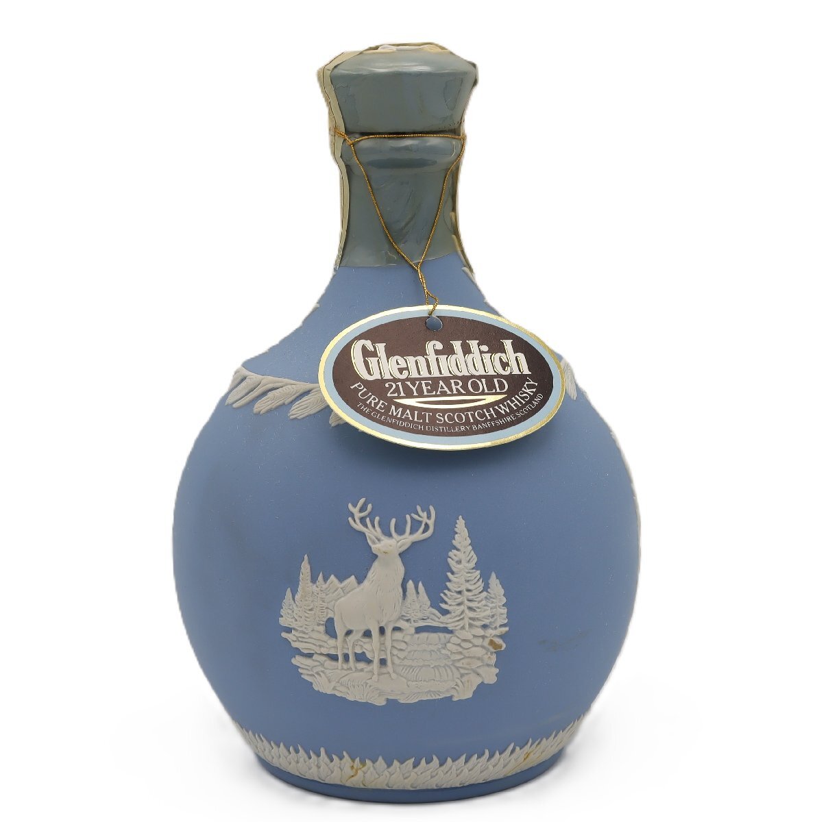 Yahoo!オークション - グレンフィディック 21年 ウエッジウッド 1.24Kg...