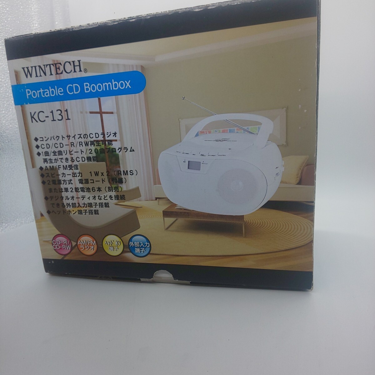 Yahoo!オークション - 稼働品 WINTECH KC-131 CDラジオ