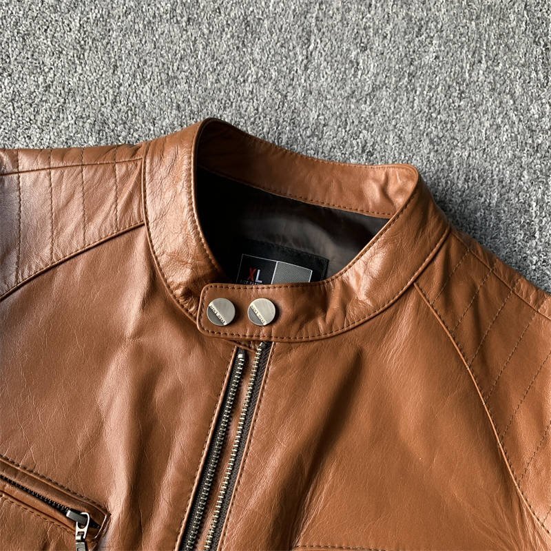 Yahoo!オークション - 人気モデル EU製 DCKMANY新品メンズ レザージャ...