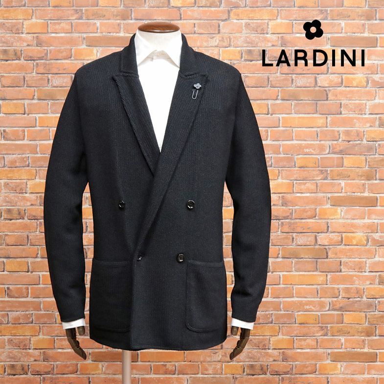 1円/23秋冬/LARDINI/Mサイズ/ニット ジャケット ITLJM82 IT61013 ウール混リブ編み 伸縮 無地 イタリア製 /黒/ブラック/jc126/(Mサイズ)｜売買された ...