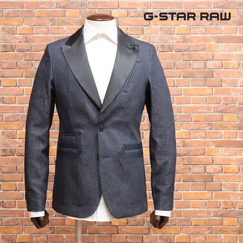 Yahoo!オークション - 1円/G-STAR RAW/Sサイズ/タキシード デニム ジャ...
