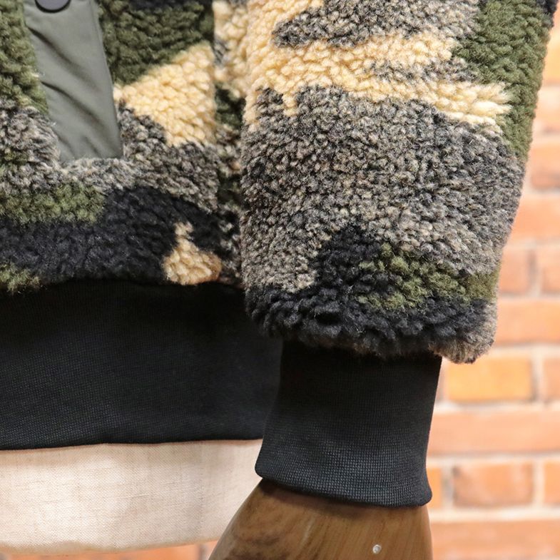 Yahoo!オークション - 1円/23AW/PMDS/Sサイズ/ボア パーカー OSMO CAMO...