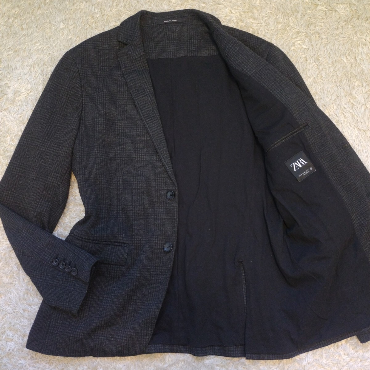 Yahoo!オークション - 超希少3L ザラ【圧倒的高級感】ZARA テーラード...