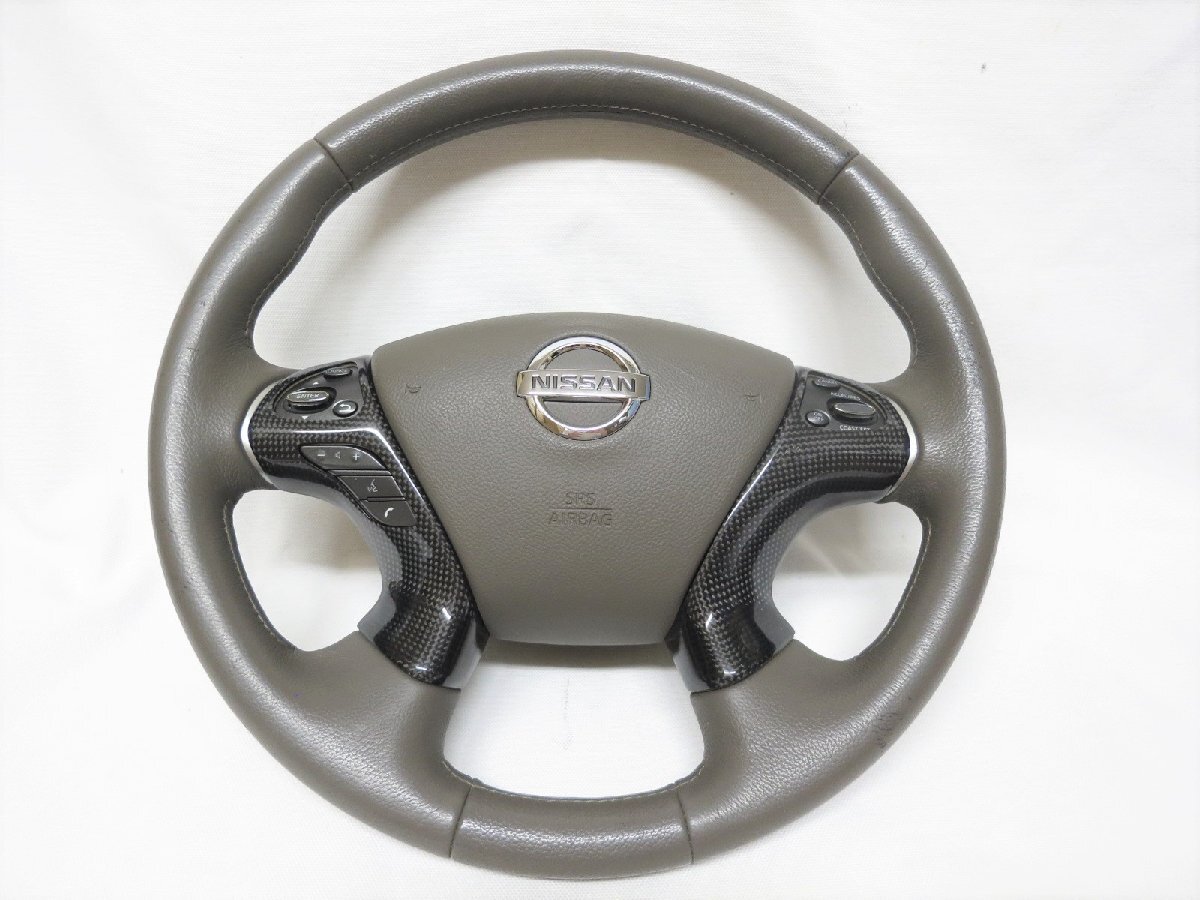 Yahoo!オークション - 希少色 フーガ Y51 KY51 KNY51 HY51 純正 革 ス...