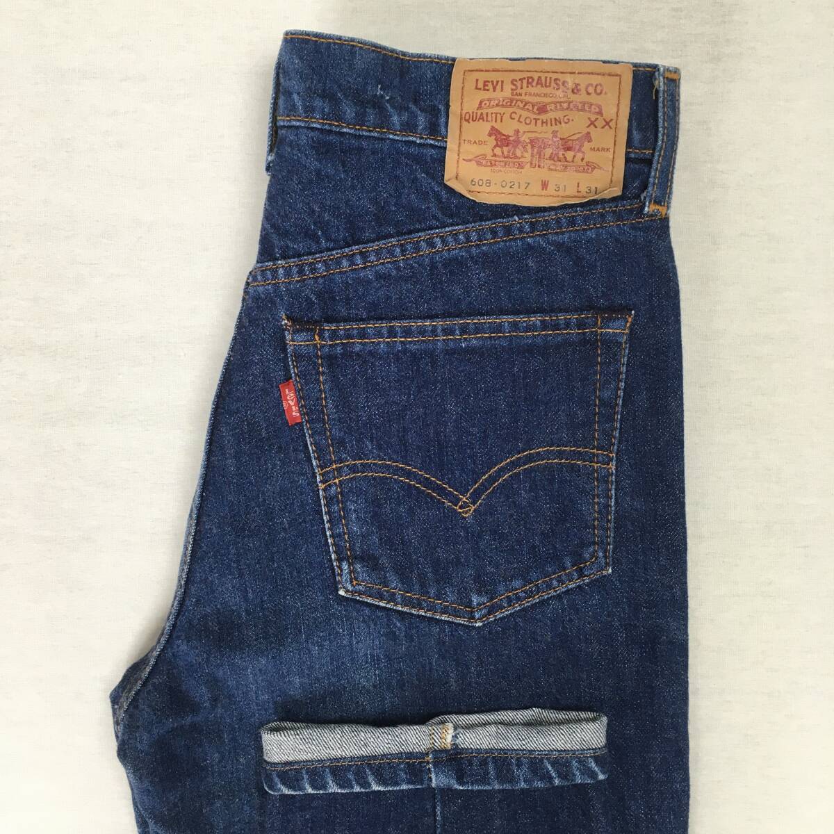 Yahoo!オークション - 【90s】Levi's リーバイス 608-0217 90年 テーパ...