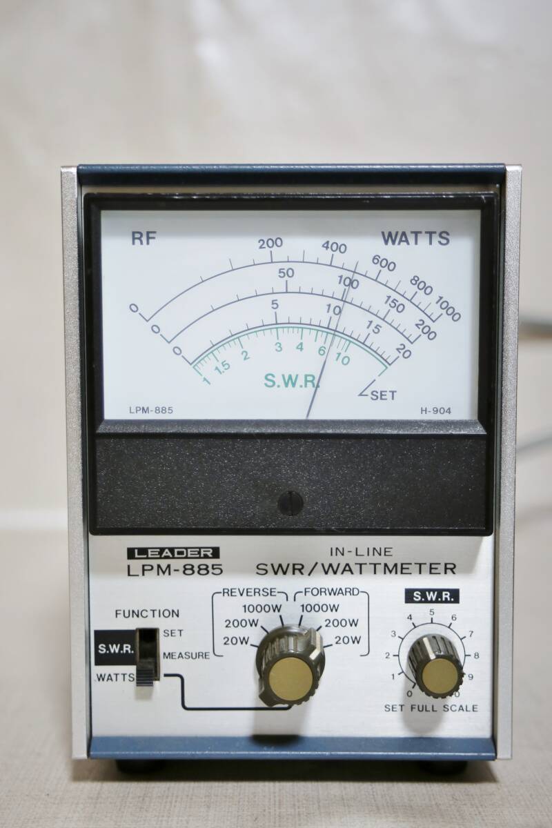 Yahoo!オークション - リーダー電子 LPM-885 SWR＆パワーメーター 3.5M...