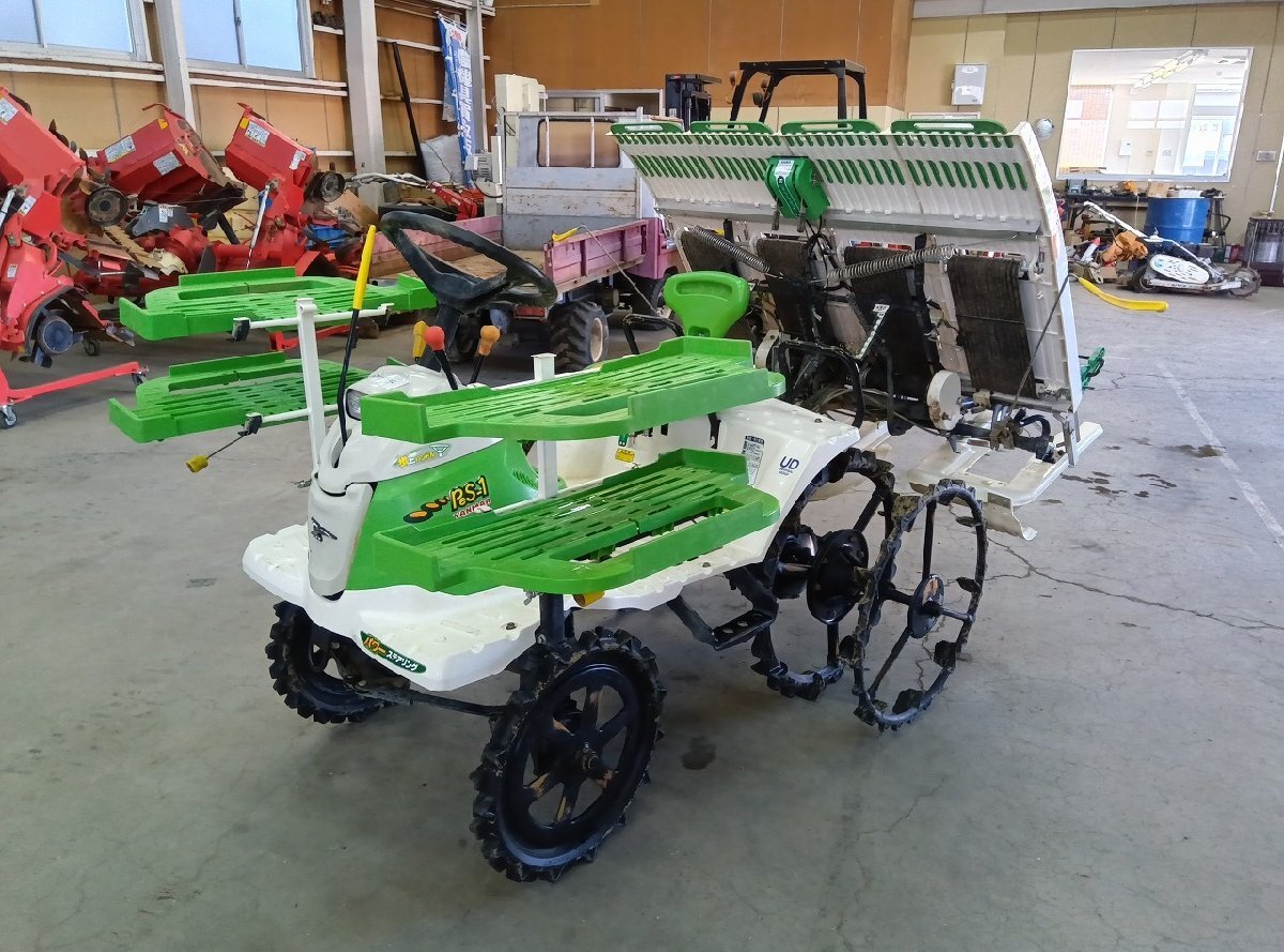 Yahoo!オークション - (福島)ヤンマー 田植機 PeS-1 4条 4.0馬力 ガソ...