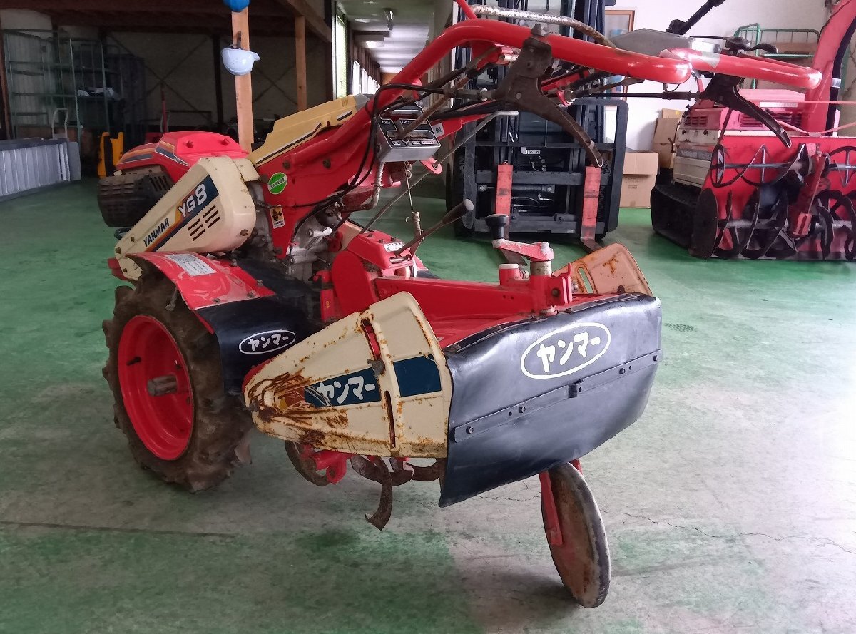 Yahoo!オークション - （山形東置賜）ヤンマー 耕運機 YG8 【ジャンク...