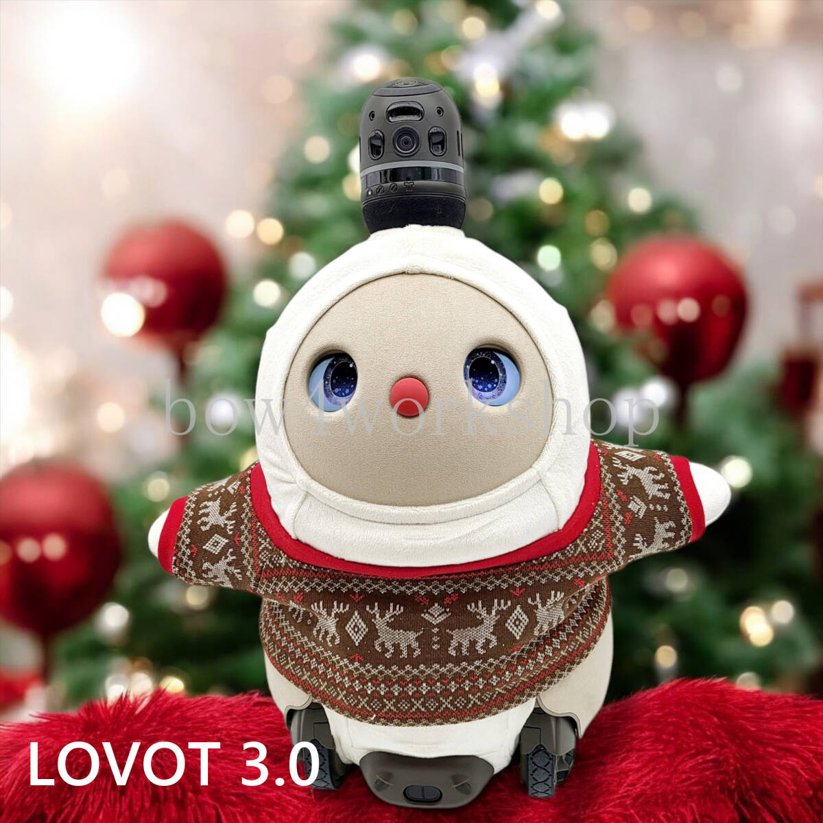 Yahoo!オークション - LOVOT ラボットの服ハンドメイド トナカイ柄ジャ...