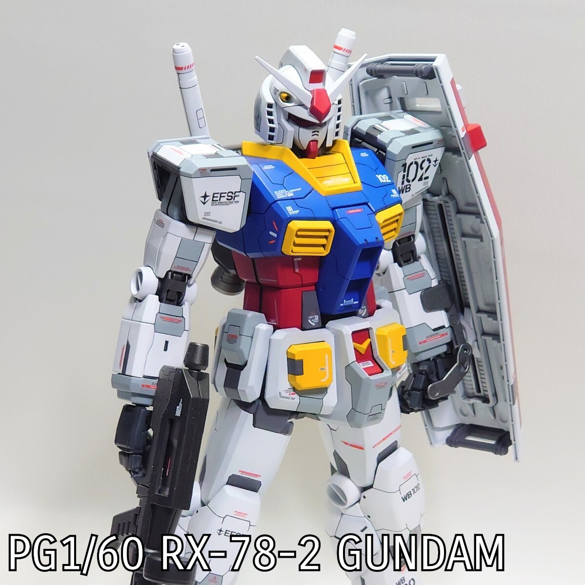 Yahoo!オークション - PG1/60「RX-78-2 ガンダム」ディテール追加・全...