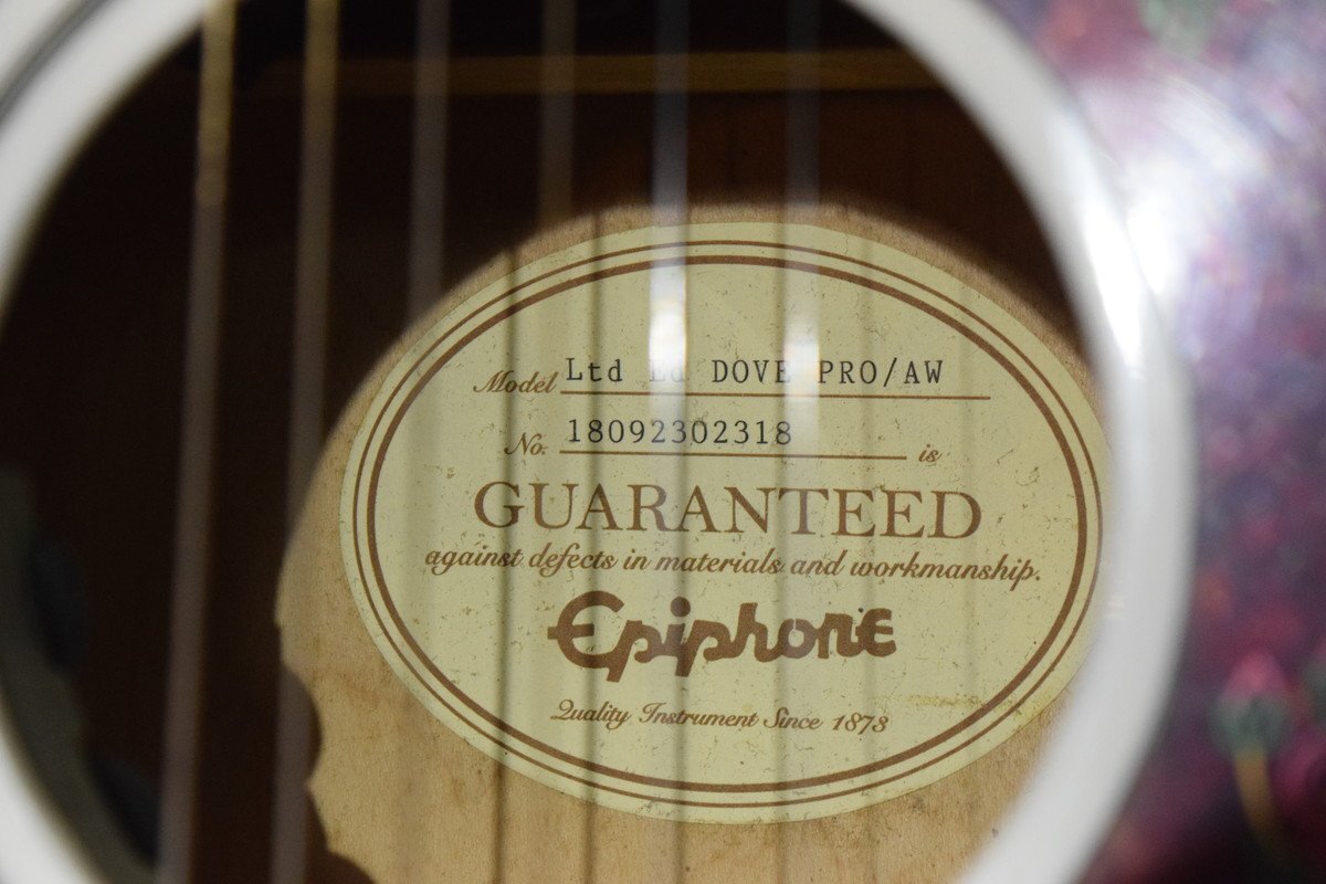 Yahoo!オークション - Epiphone/エピフォン アコースティックギター Lt...