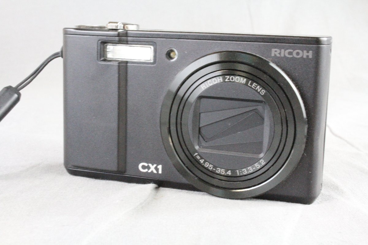 Yahoo!オークション - F RICOH リコー CX1 ブラック コンパクトデジタ...