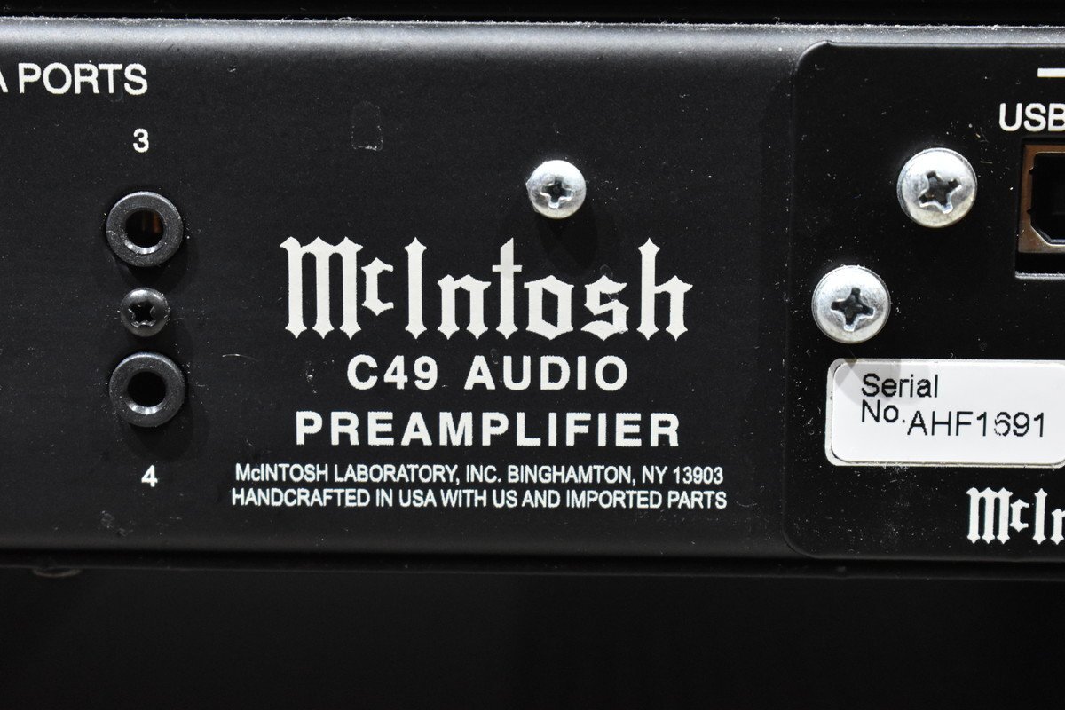 Yahoo!オークション - Mcintosh C49 マッキントッシュ プリアンプ