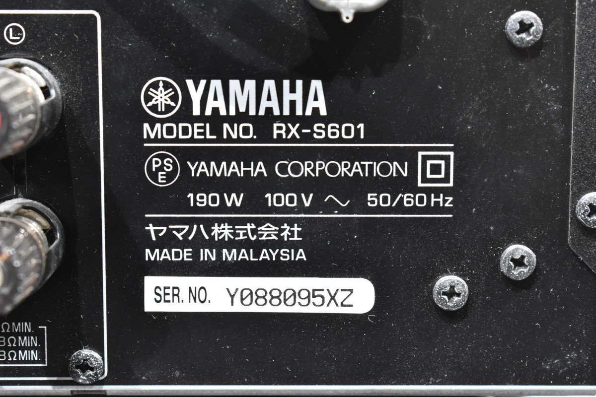 Yahoo!オークション - YAMAHA ヤマハ AVアンプ RX-S601