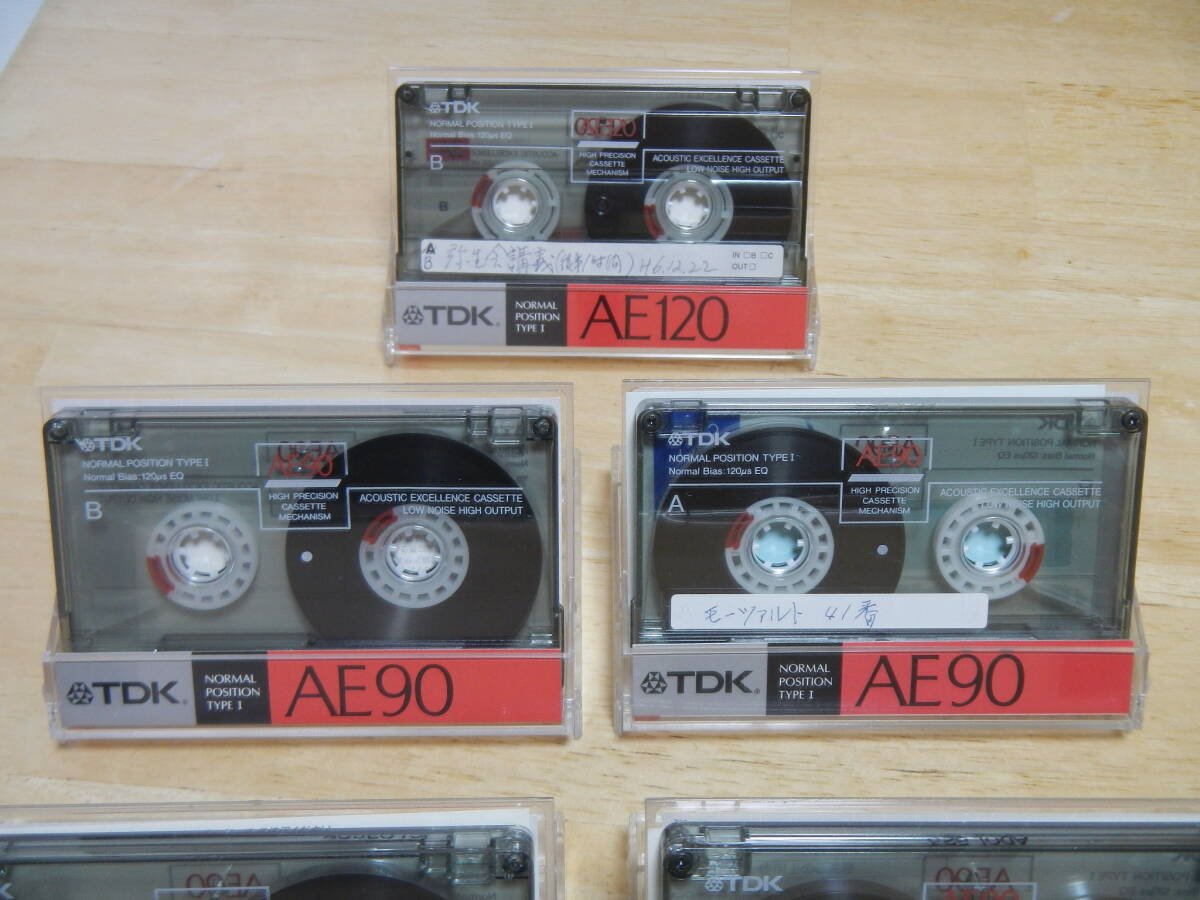 Yahoo!オークション - 中古カセットテープ TDK AE90 6本 AE120 1本 合...