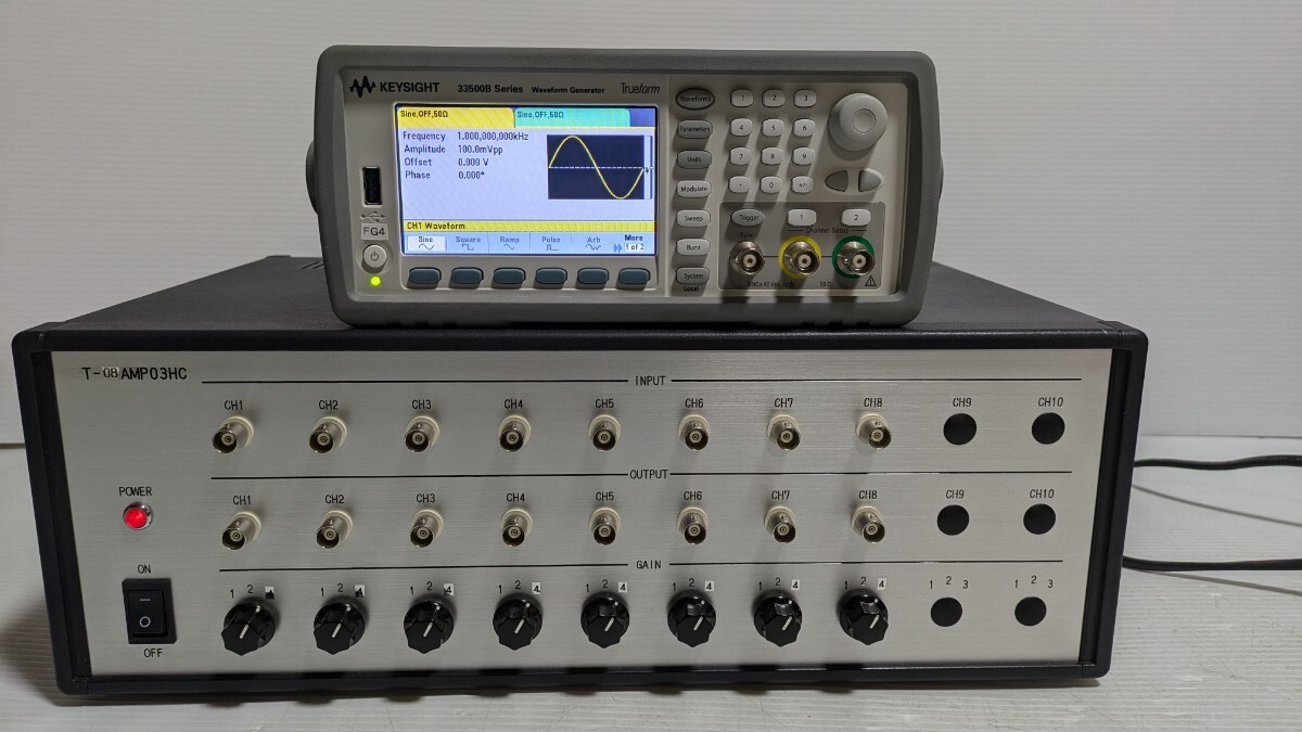 【キーサイト Keysight 33500b Trueform Waveform Generator 動作品 Signal Function