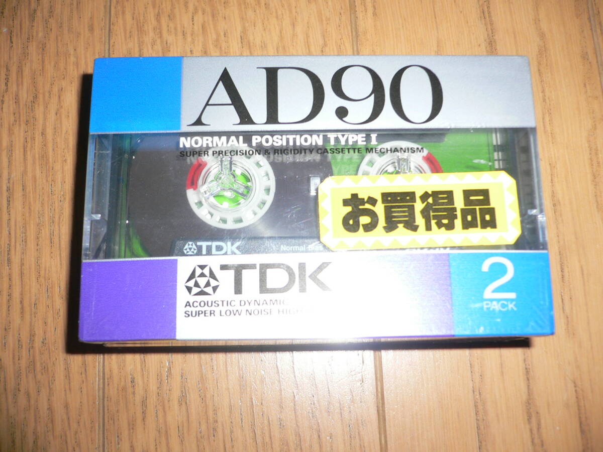 Yahoo!オークション - 新品未開封 TDK AD90 AD 90分 2本パック ノーマ...