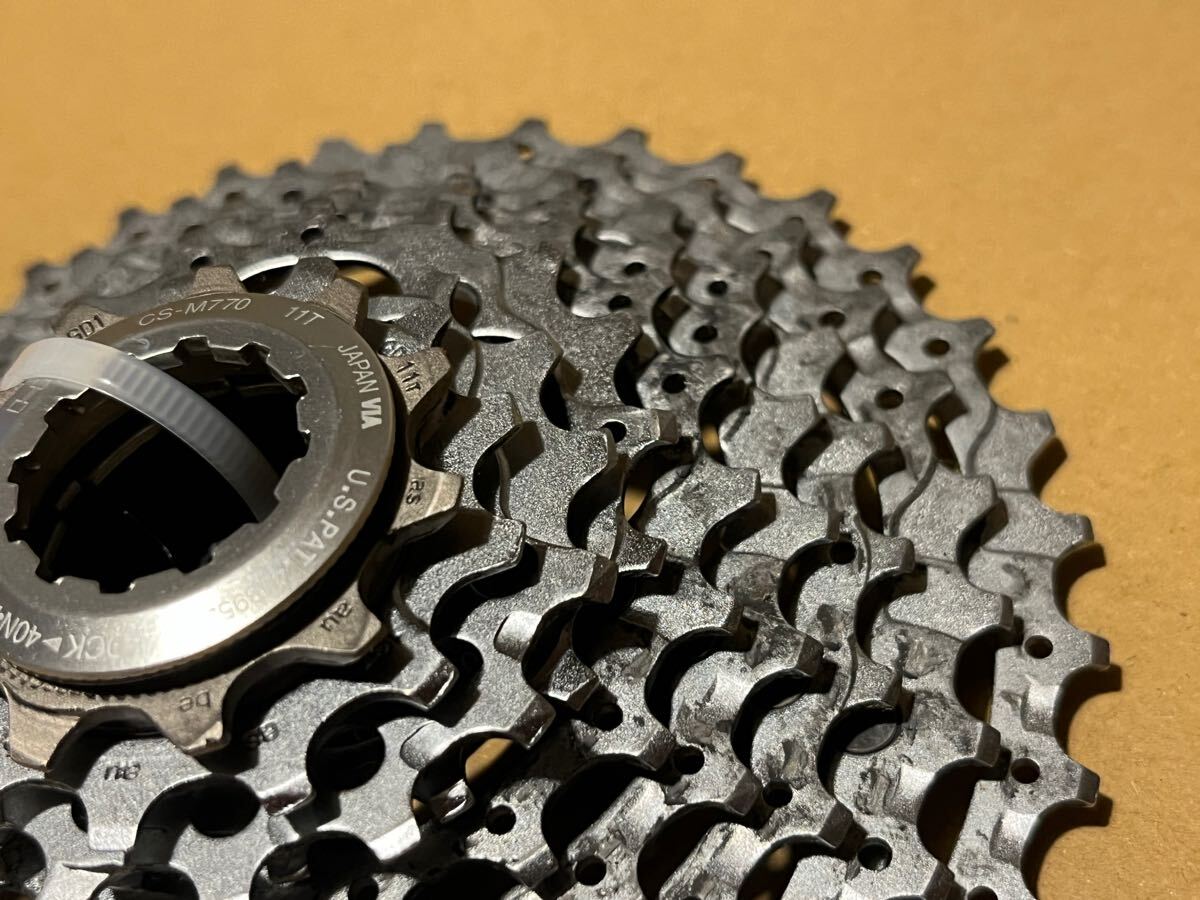 Yahoo!オークション - シマノ deore XT CS-M770 カセットスプロケット ...