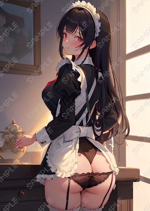 Yahoo!オークション - A129 【一点物】AIアート A4ポスター セクシー ...