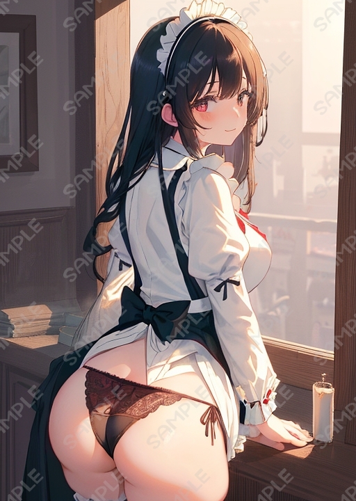 Yahoo!オークション - A136 【一点物】AIアート A4ポスター セクシー ...