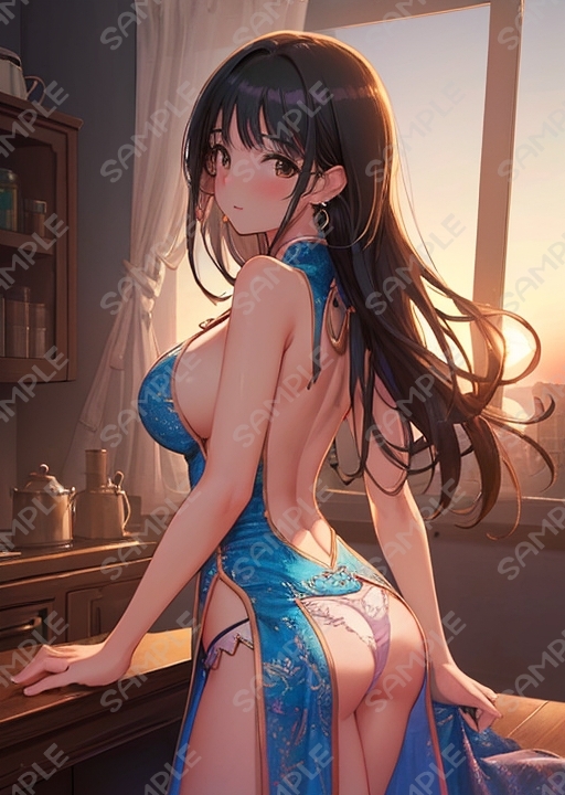 Yahoo!オークション - A165 【一点物】AIアート A4ポスター セクシー ...