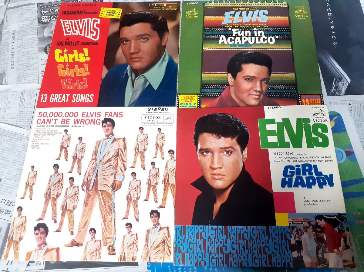 Yahoo!オークション - エルヴィス プレスリーペラジャケ LP13枚まとめ...