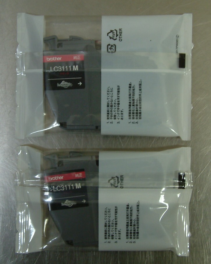 Yahoo!オークション - ブラザー 純正 インクカートリッジ マゼンタ LC3...