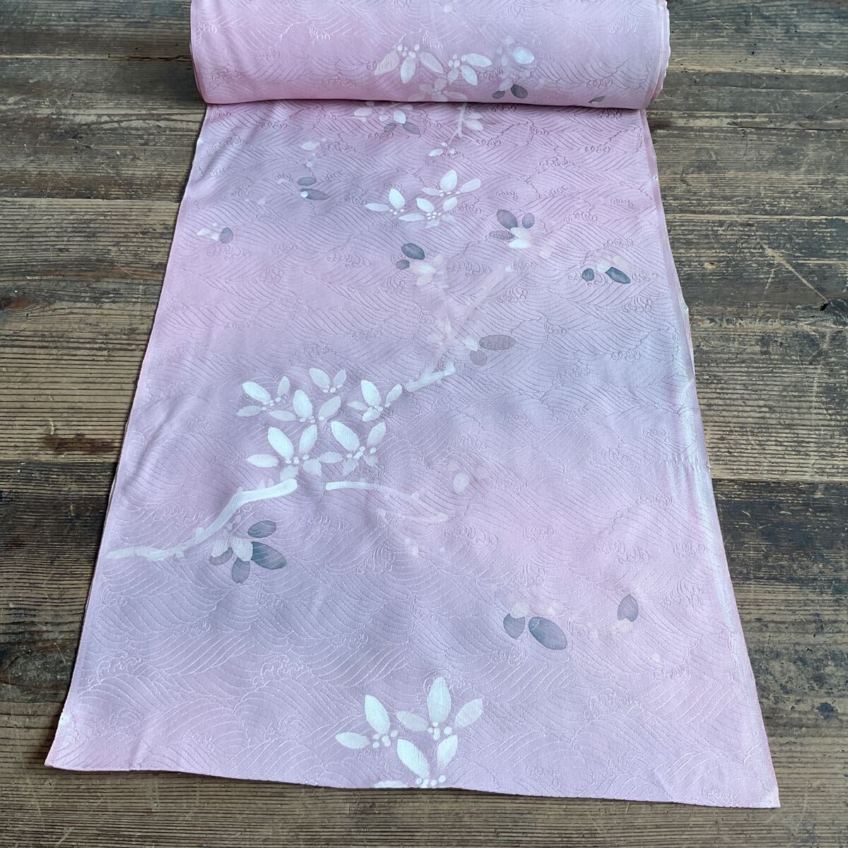 Yahoo!オークション - Y09/保管品 未使用 反物 手織り アンサンブル 大...