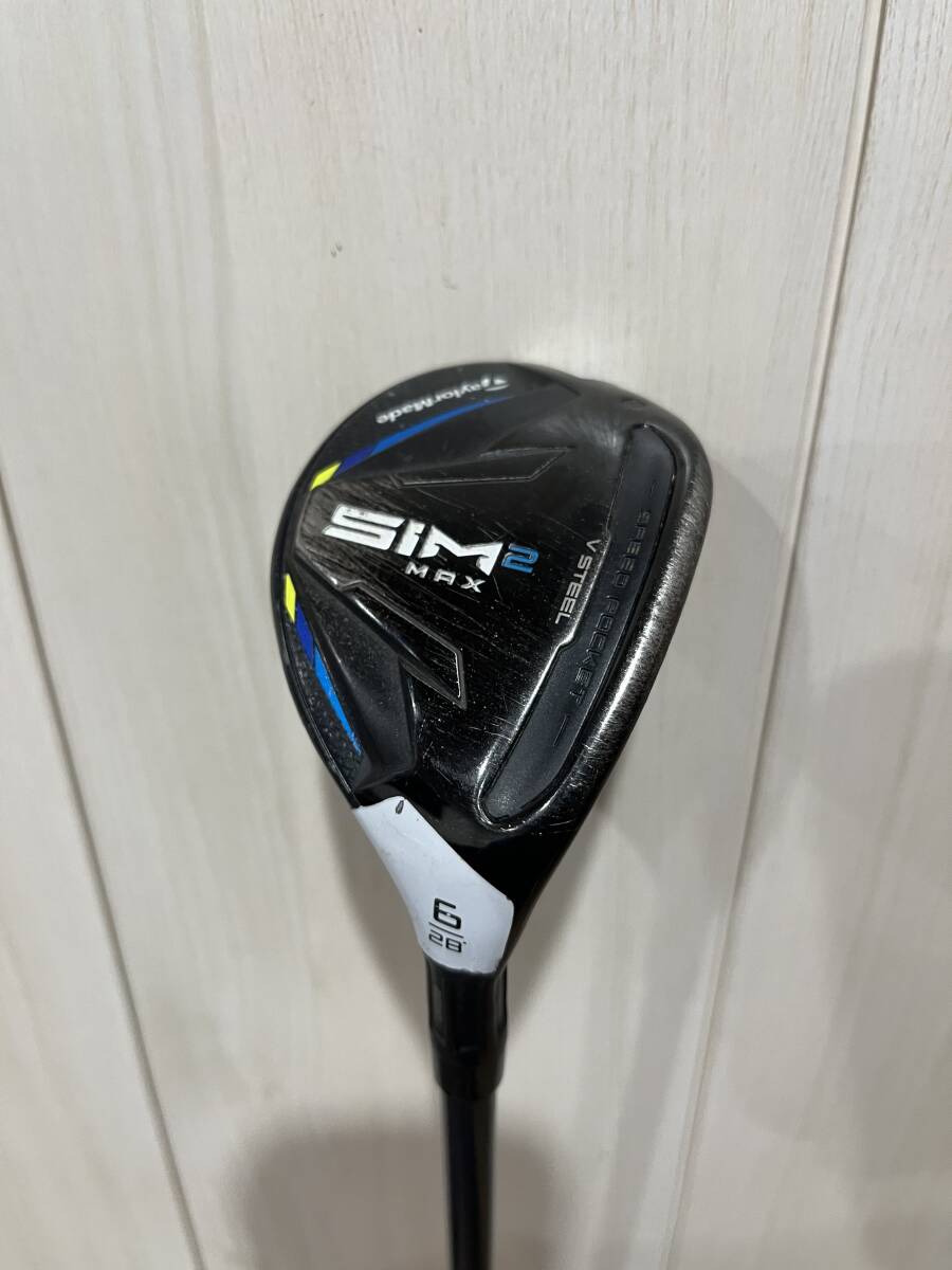 Yahoo!オークション - テーラーメイド SIM2 MAX ユーティリティ 6U 28...
