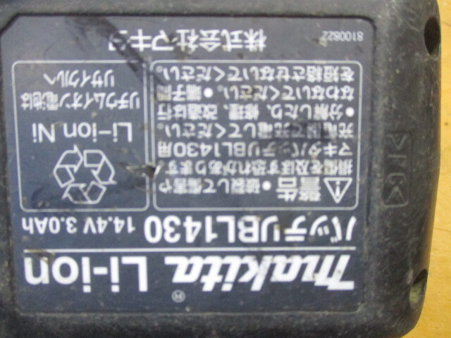 Yahoo!オークション - k4477 マキタ BL1430 14.4V