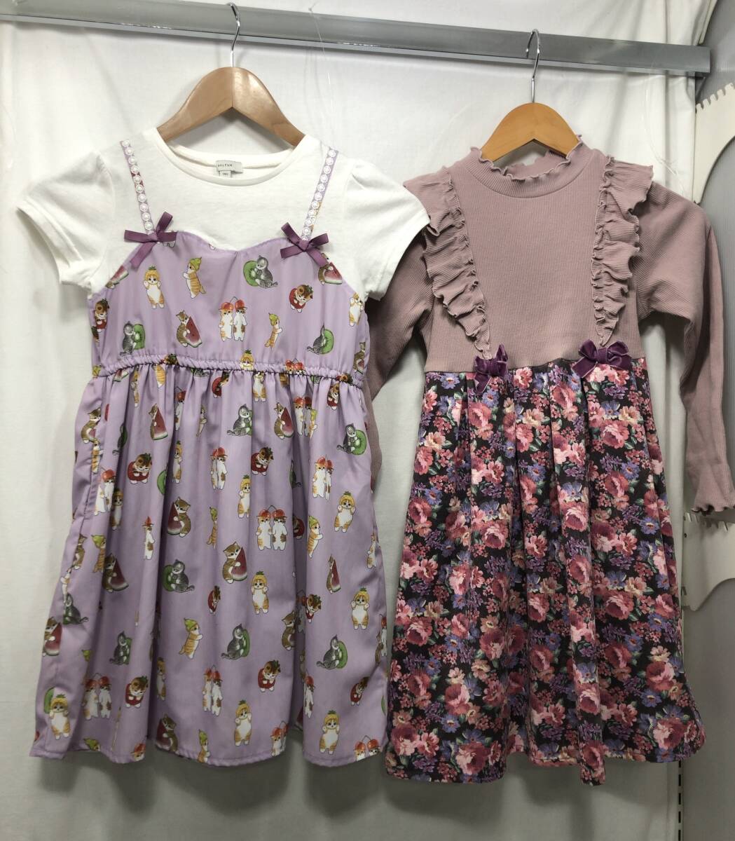 Yahoo!オークション - any fam mofusand キッズ 130cm ワンピース セッ...