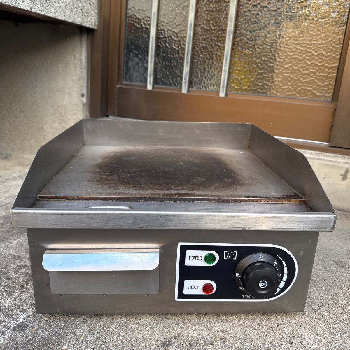 Yahoo!オークション - あ-7940）業務用 電気 グリドル 鉄板焼き台 中古...