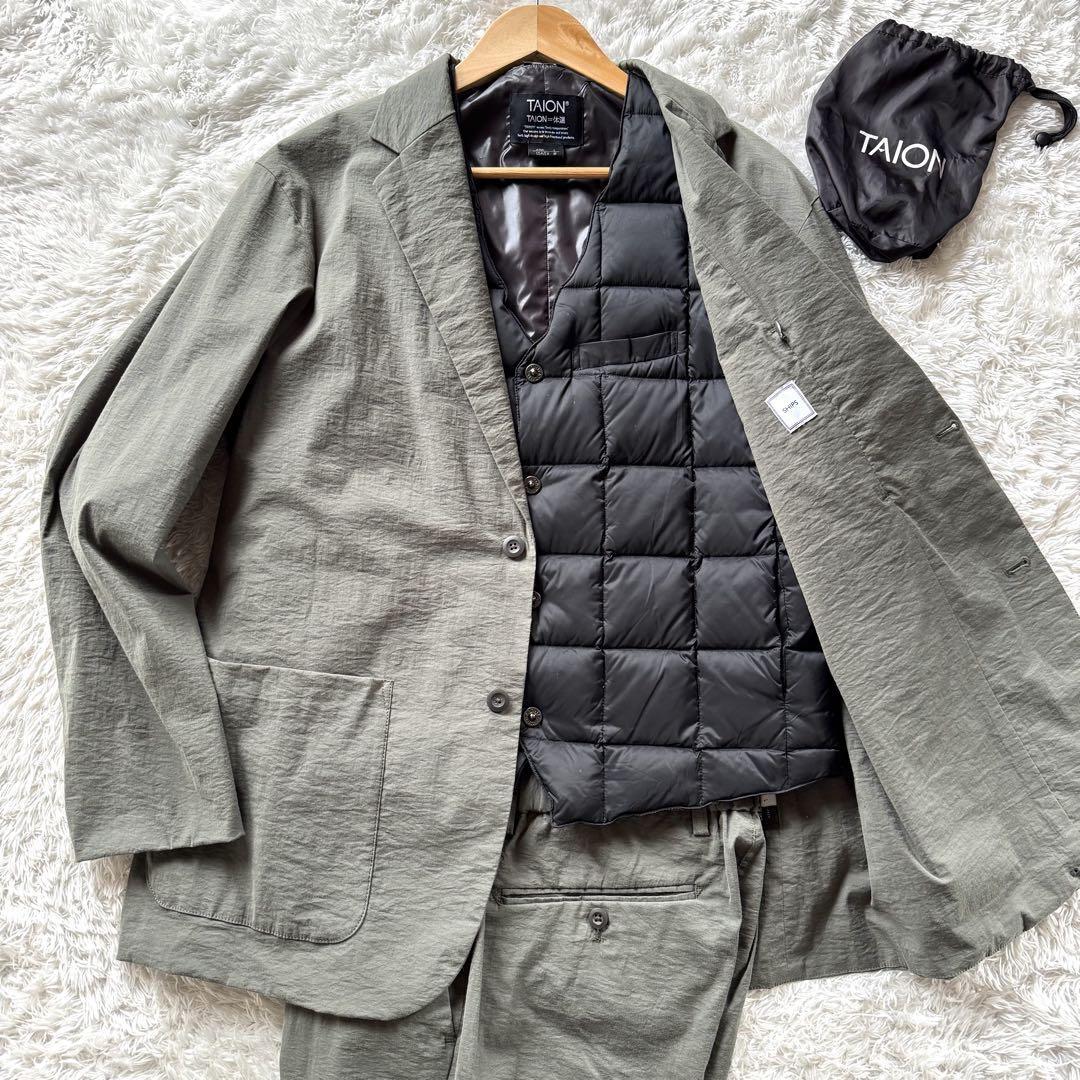 Lサイズ/豪華4点セット シップス×タイオン ships TAION ダウンベスト ビジネススーツ セットアップ テーラードジャケット メンズ ビジネス(Lサイズ)｜売買されたオークション情報 ...