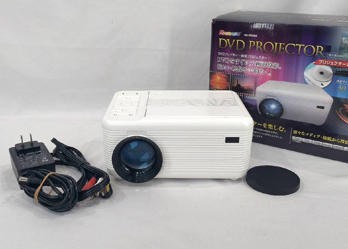 Yahoo!オークション - RAMASU ラマス DVDプレーヤー一体型プロジェクタ...