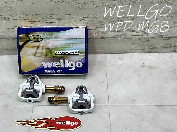 Yahoo!オークション - 極上品 WELLGO WPD-MG8 SPD 200g ウェルゴ ビン...
