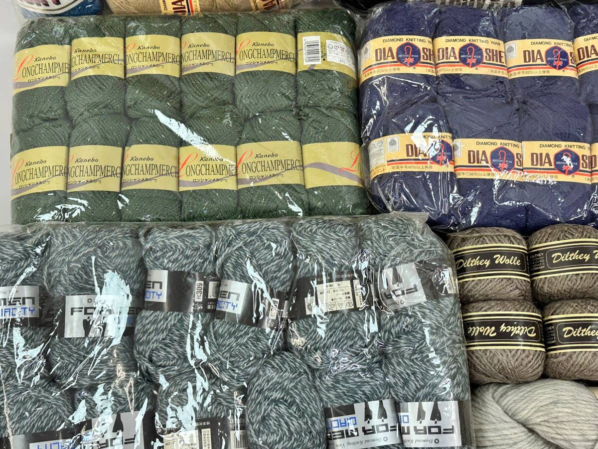 Yahoo!オークション - H1210B 約7㎏ 毛糸 大量 まとめセット 東洋紡績 ...