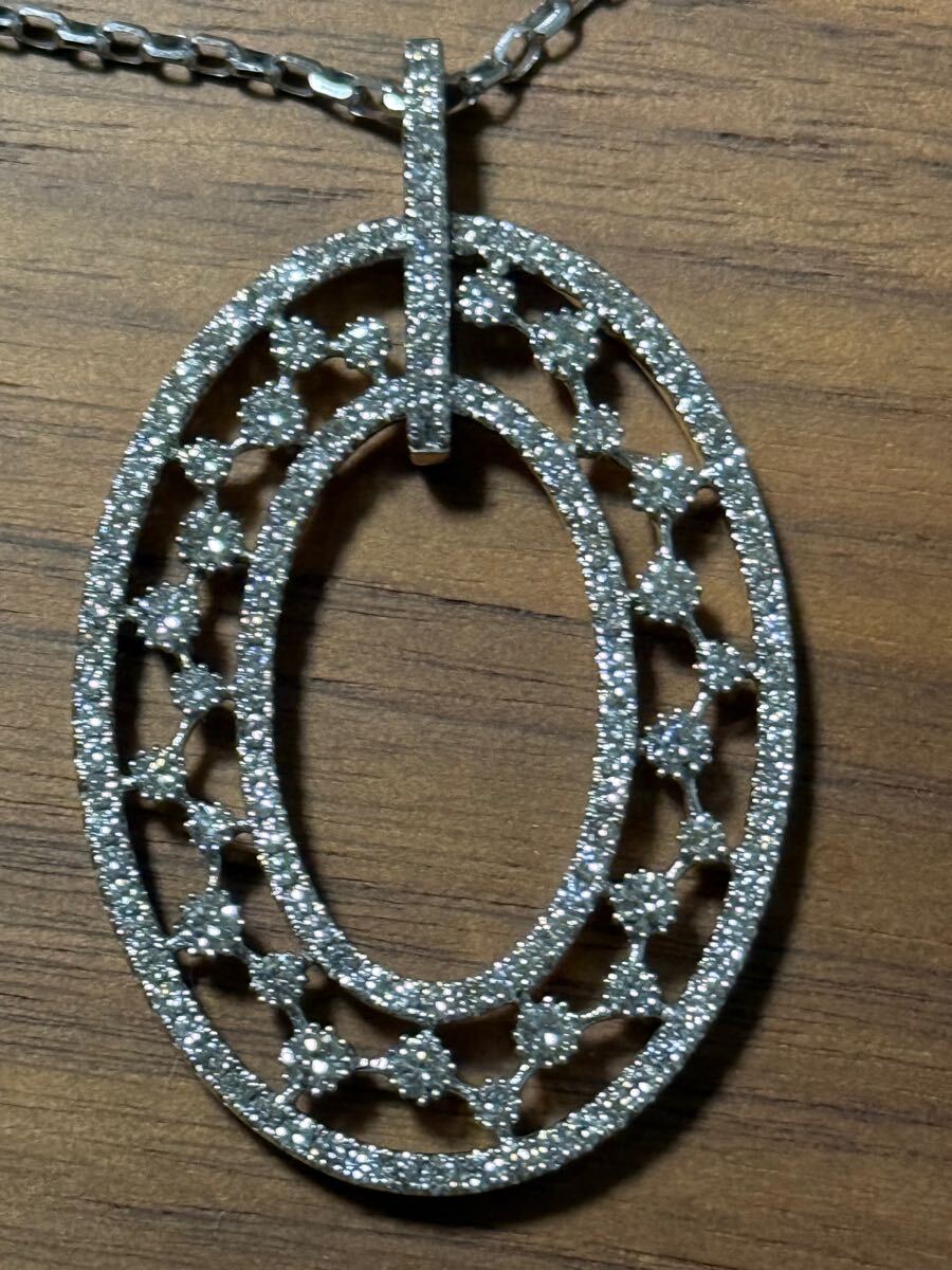 Yahoo!オークション - 天然ダイヤモンドネックレス 2.35ct 12.74g デ...