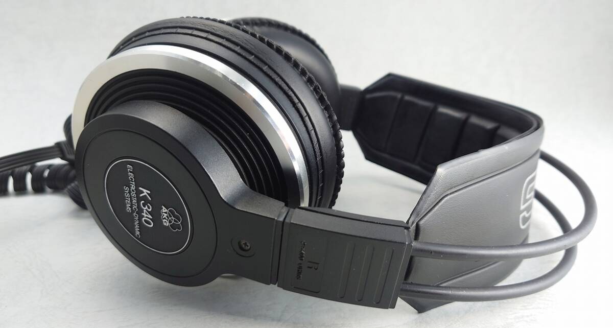 Yahoo!オークション - AKG K340 (動作確認済) 有線ヘッドホン