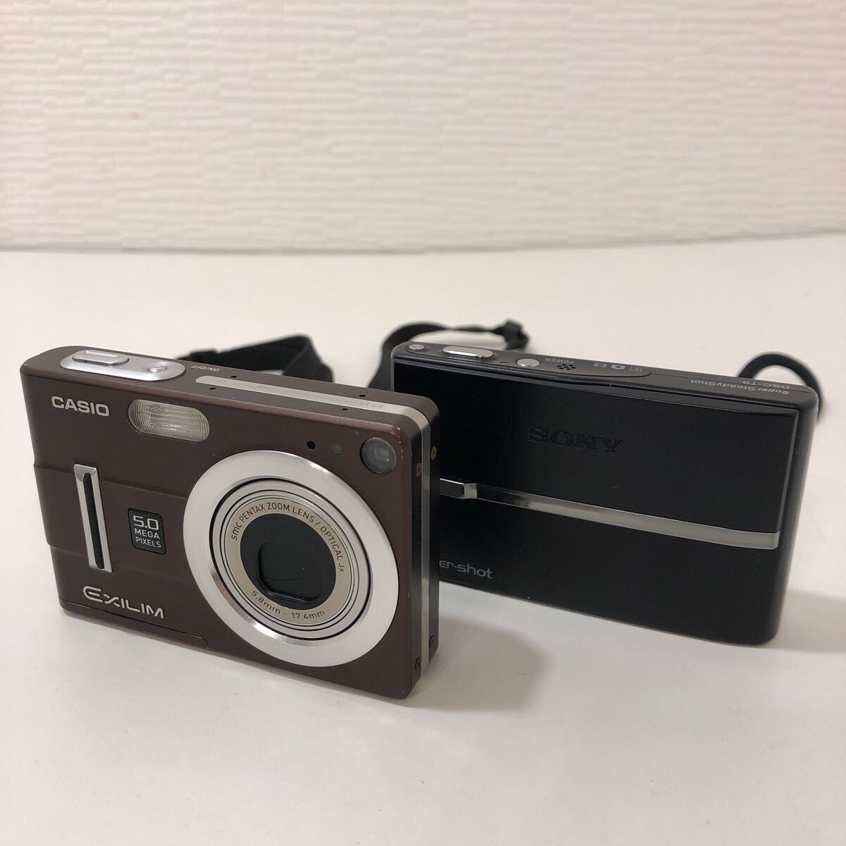 Yahoo!オークション - 【2台セット】CASIO カシオ EXILIM EX-Z55/SONY ...