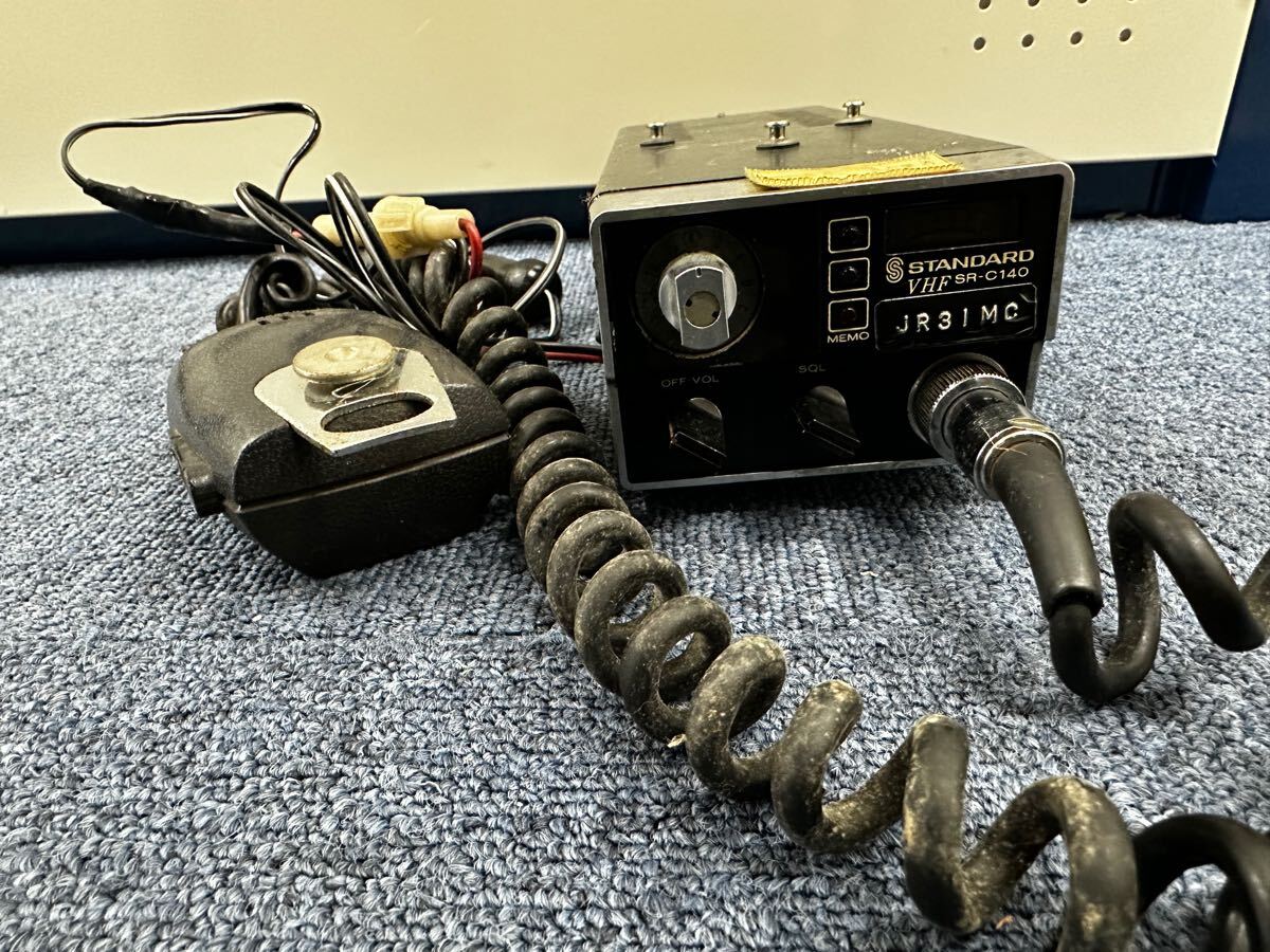 Yahoo!オークション - STANDARD スタンダード VHF無線機 SR-C140 STAND...