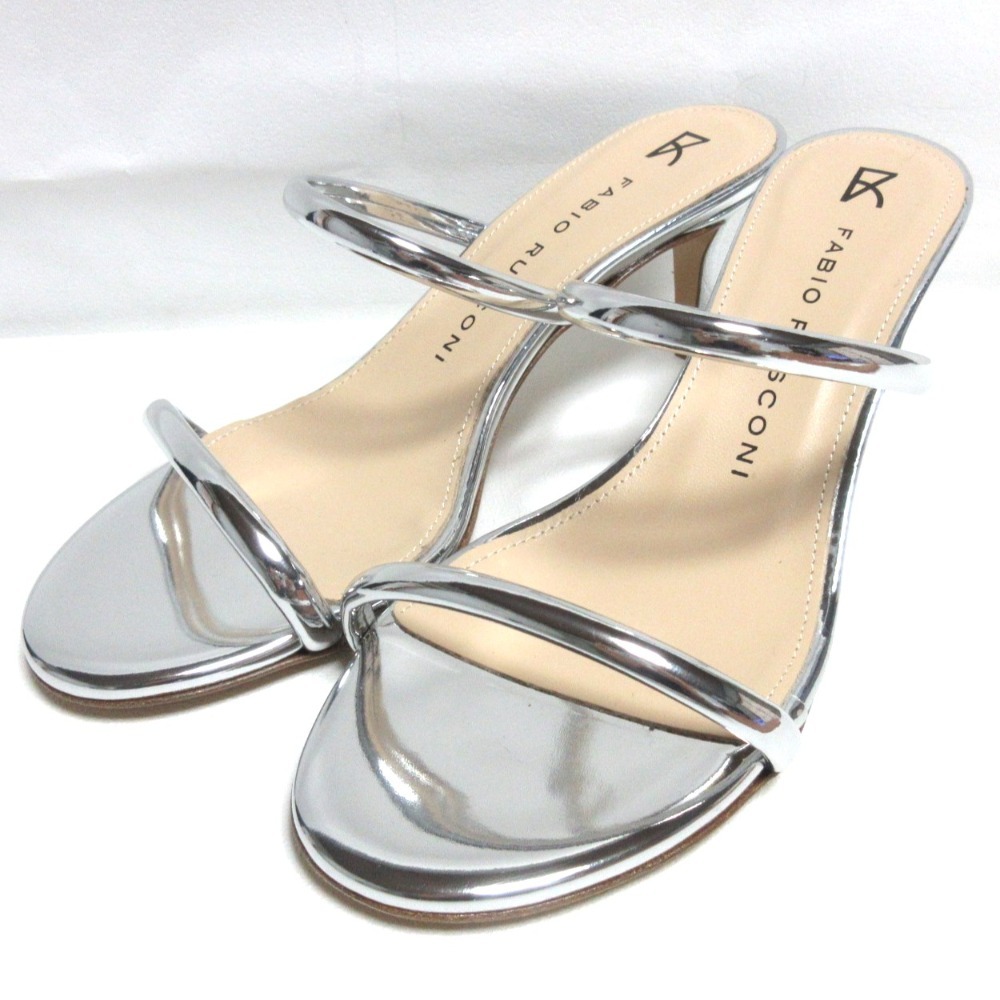 同様 FABIO RUSCONI ファビオルスコーニ ピンヒール 2ストラップ サンダル ミュール 36 23.0cm相当 シルバー(23.0cm)｜売買されたオークション情報、yahooの ...