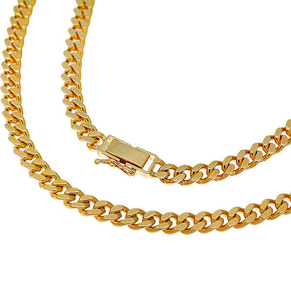 Yahoo!オークション - K18YG 2面シングル 喜平ネックレス 51cm 49.9g A...