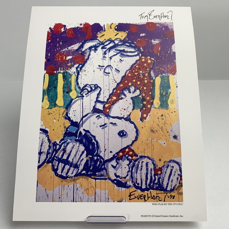 Yahoo!オークション - FUZスヌーピー トムエバハート ポスター WHO PLA...